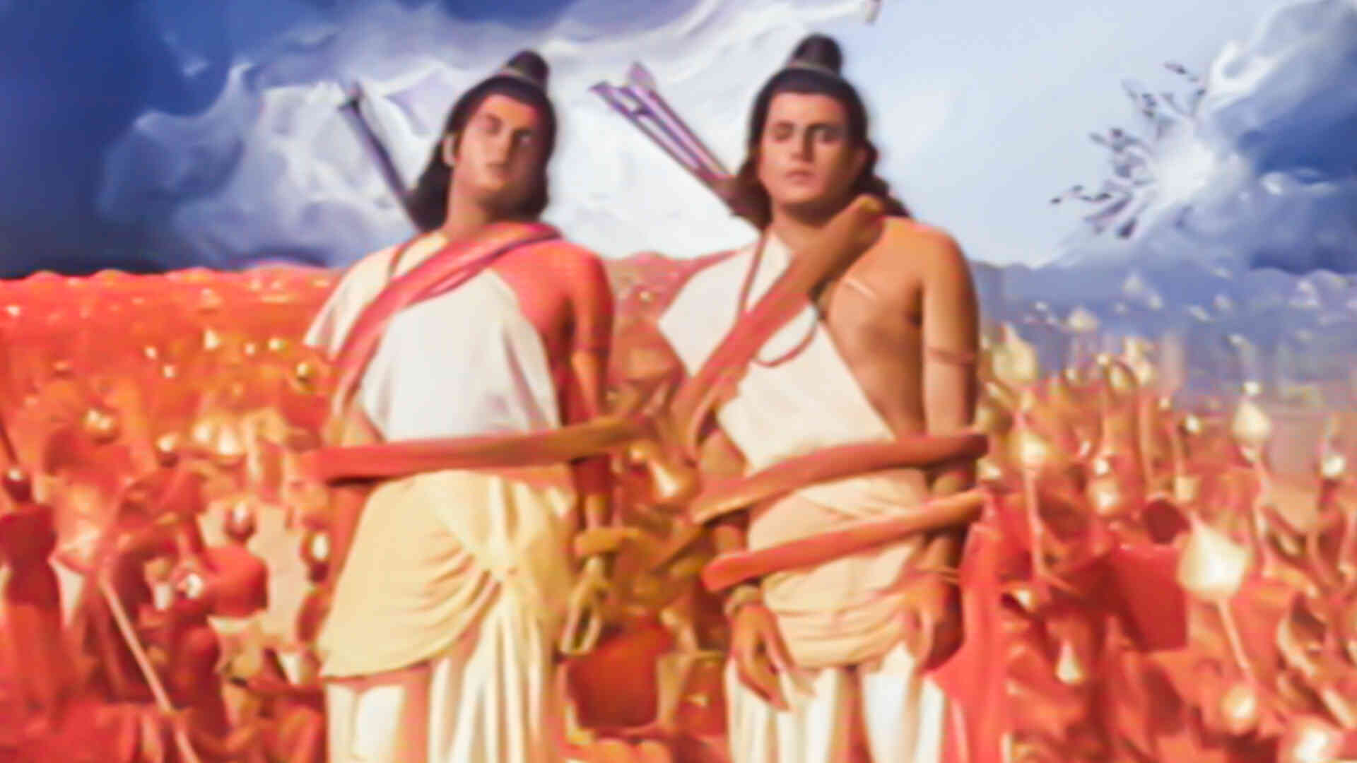 Ramayan Season 1 Episode 100 Ramayan - Ep 100 - Rama and Lakshmana Tied ...